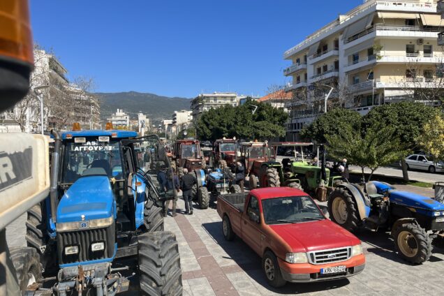 Στους δρόμους ξανά οι αγρότες στην Καλαμάτα - BEST TV Καλαμάτα