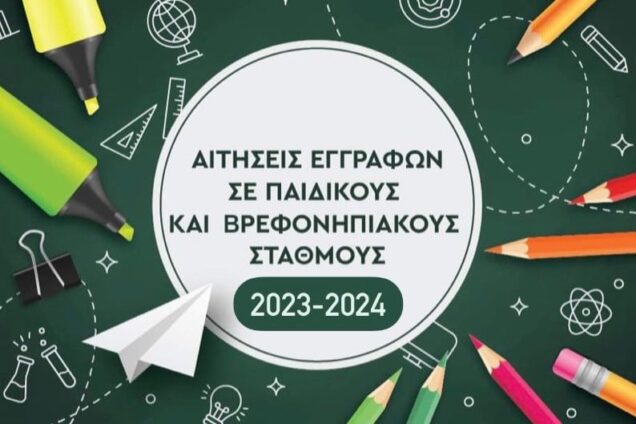 Στις 10 Μαΐου ξεκινούν οι εγγραφές σε Δημοτικούς Παιδικούς και ...