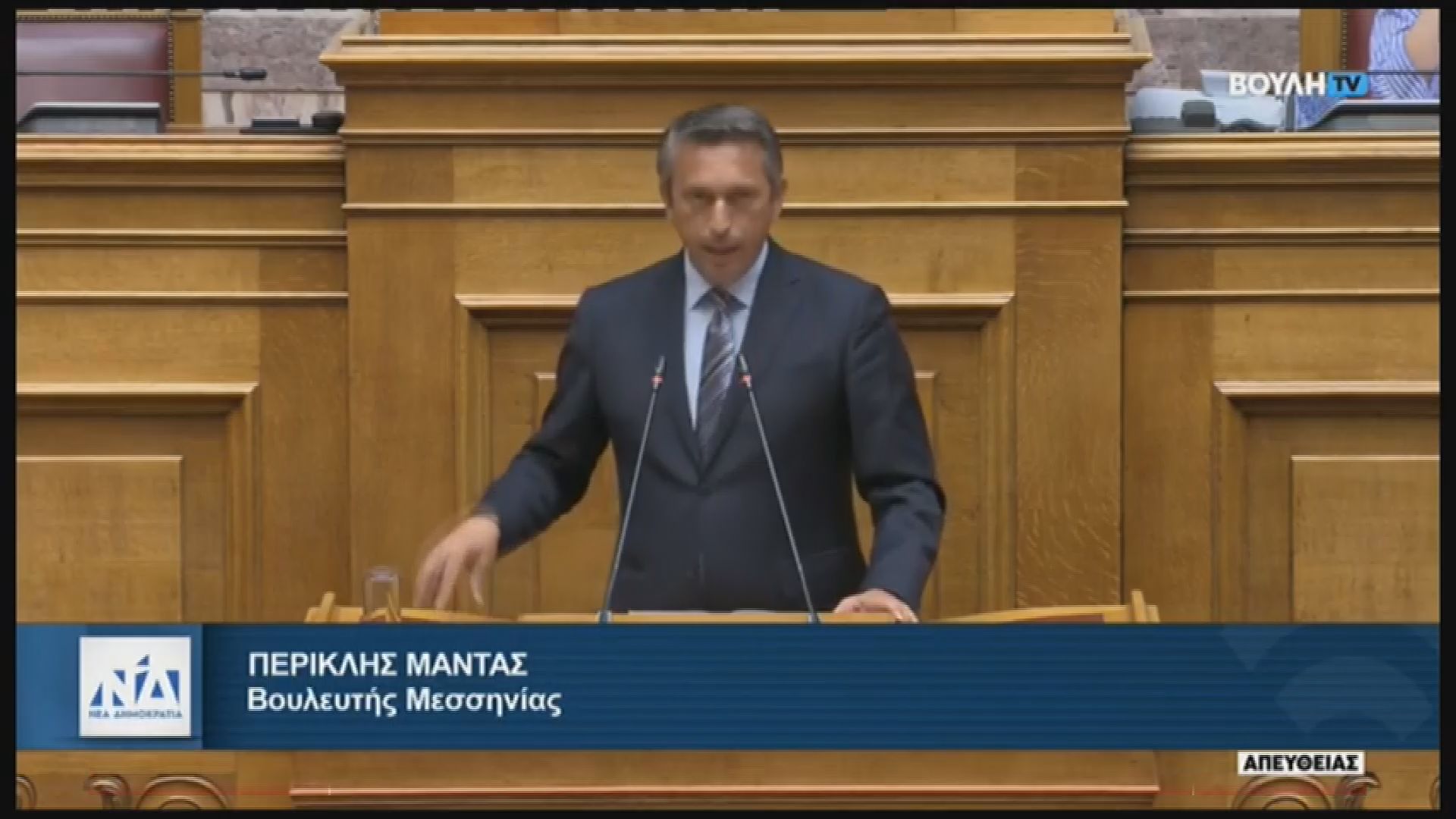 Το υγειονομικό κενό στην Πυλία έφερε στη Βουλή ο Περικλής Μαντάς (video ...