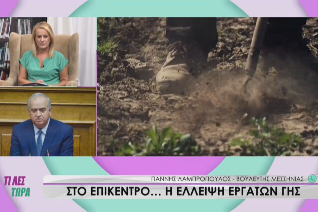 Γ. Λαμπρόπουλος για εργάτες γης: «Το πρόβλημα είναι πολύ μεγάλο ...