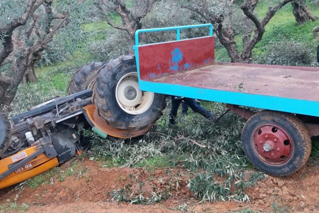 Τρακτέρ καταπλάκωσε 59χρονο στο χωριό Αβραμιού - BEST TV Καλαμάτα