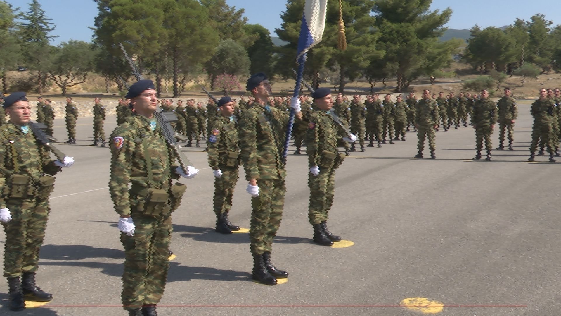 Τελετή ορκωμοσίας στο στρατόπεδο Παπαφλέσσα (video) - BEST TV Καλαμάτα