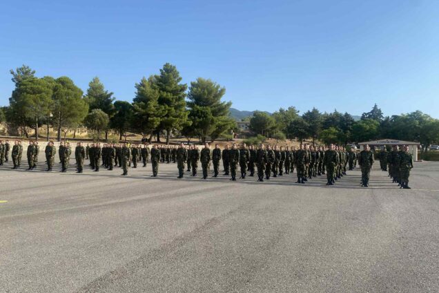 Ορκωμοσία νεοσύλλεκτων της 2025 Δ’ ΕΣΣΟ στο στρατόπεδο Παπαφλέσσα ...
